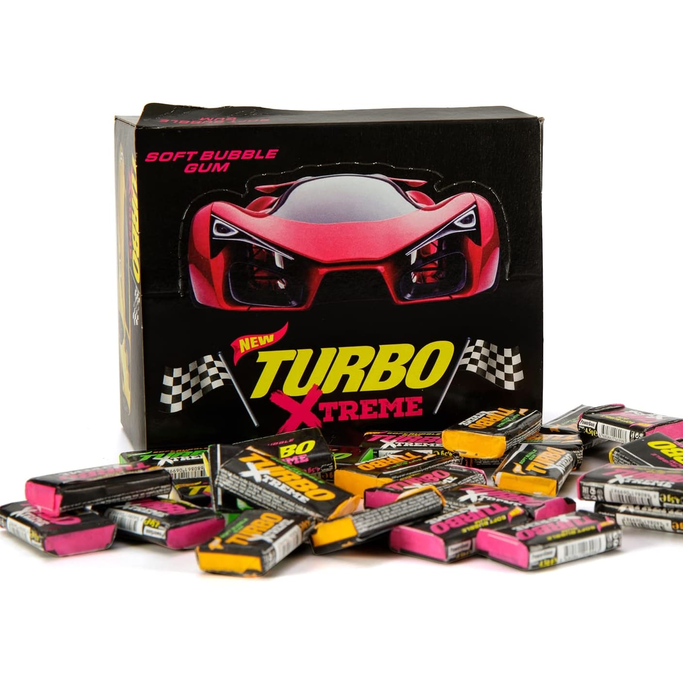 TURBO XTREME Kramtomoji Guma Bubble Gum Skonio 450 g – AurelijosSPA