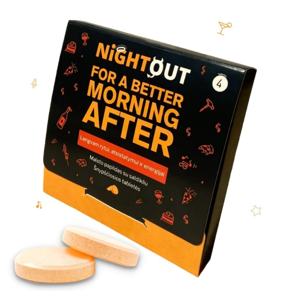 Food Supplement against Hangovers NIGHTOUT – AurelijosSPA